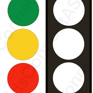 Traffic Light Behavior Chart Poster and Visual Aid - Etsy