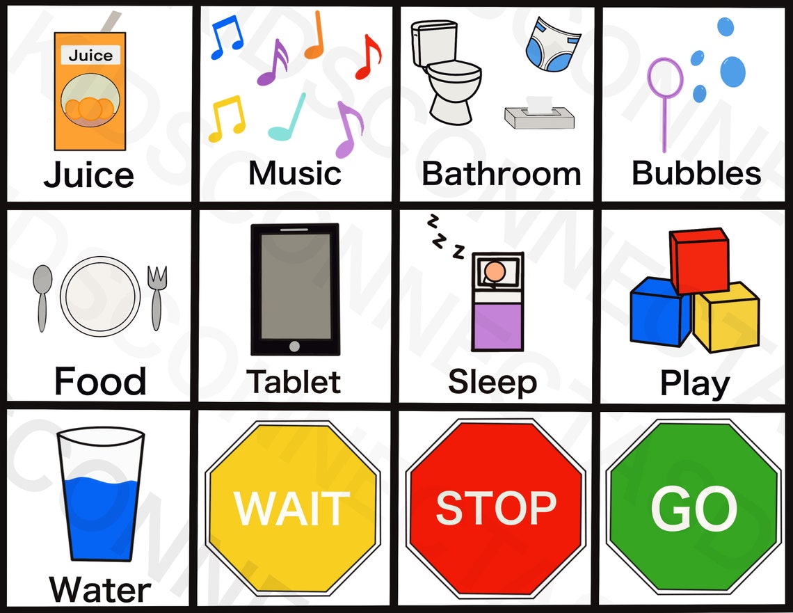 Communication Icons Visual AIDS - Etsy