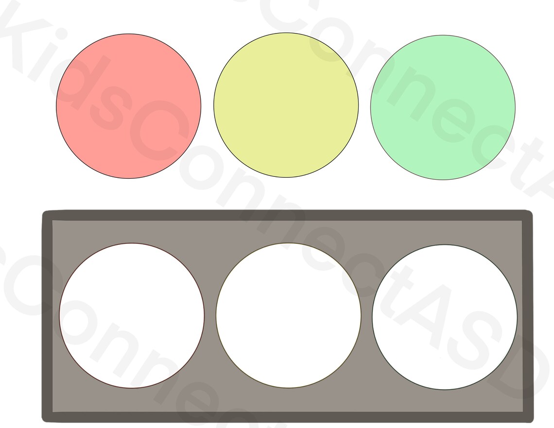 Rainbow Traffic Light Behavior Chart - Etsy