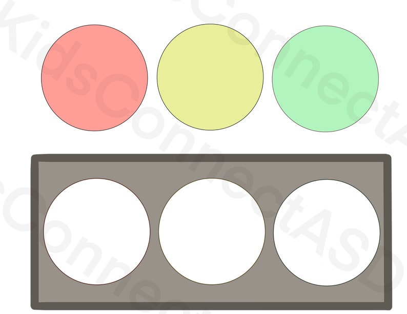 Rainbow Traffic Light Behavior Chart - Etsy