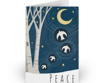 Peace Greeting Card | Etsy