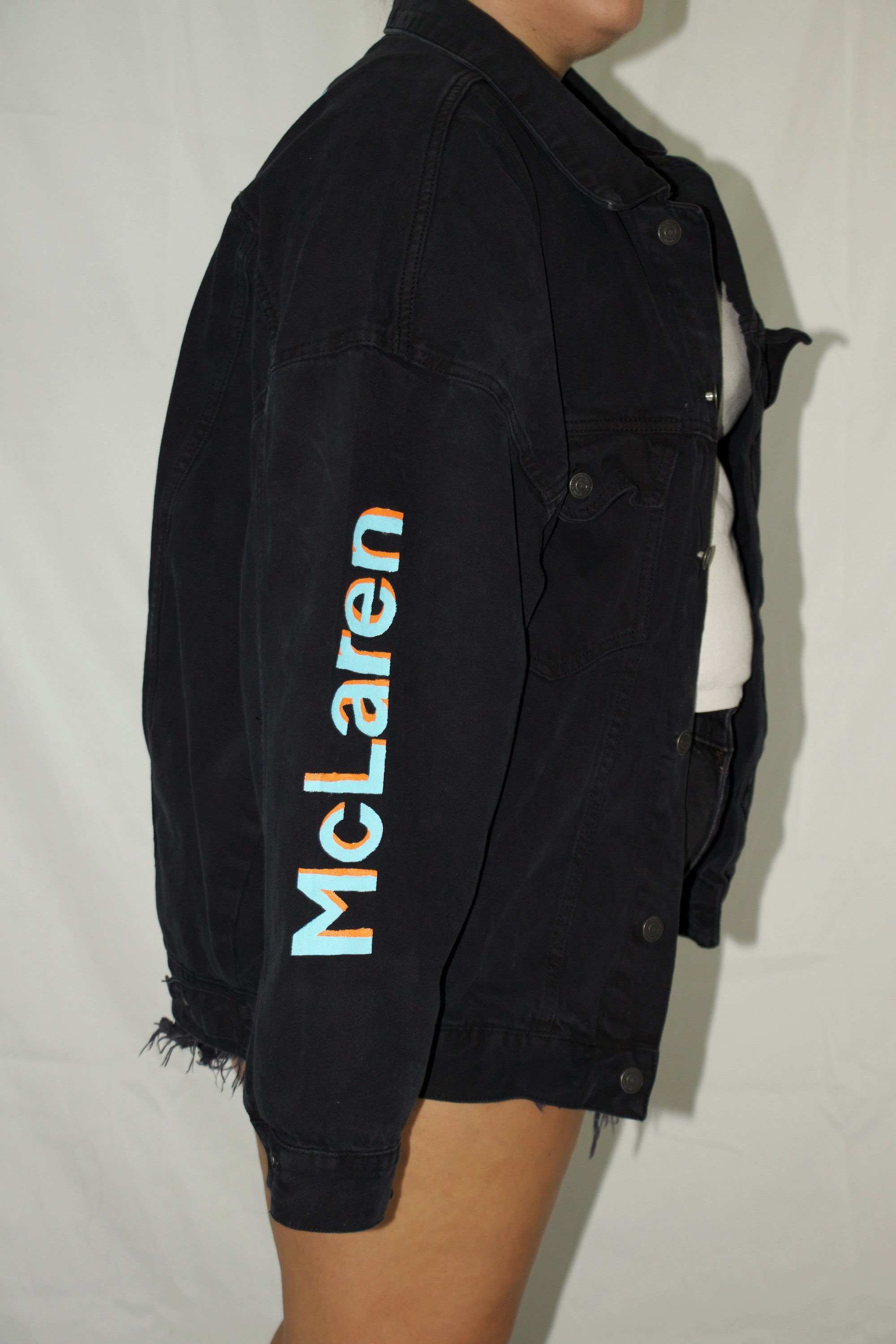 Lando Norris Jean Jacket 4 Jacket Formula One Hand Painted - Etsy