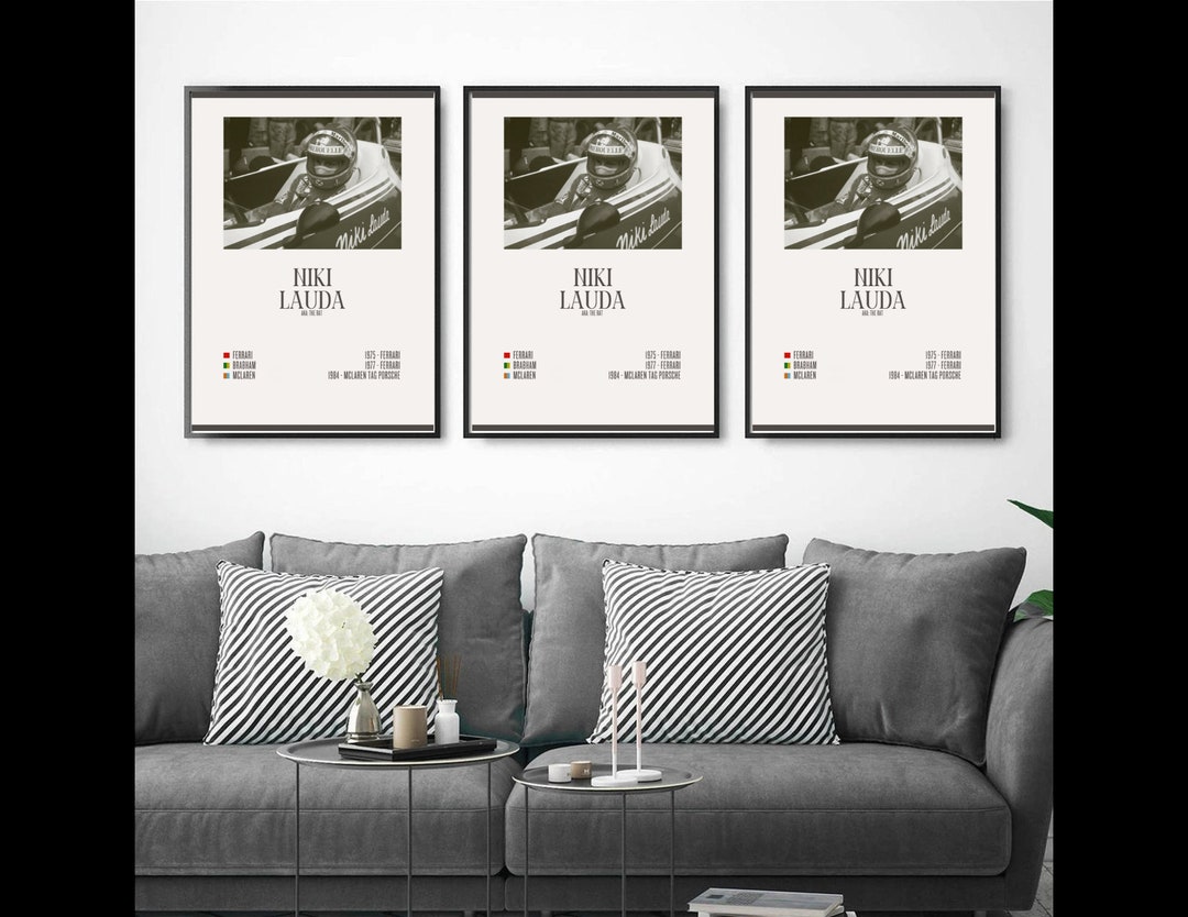 Niki Lauda WDC, Formula One Wall Art, Digital Download, F1 Poster - Etsy
