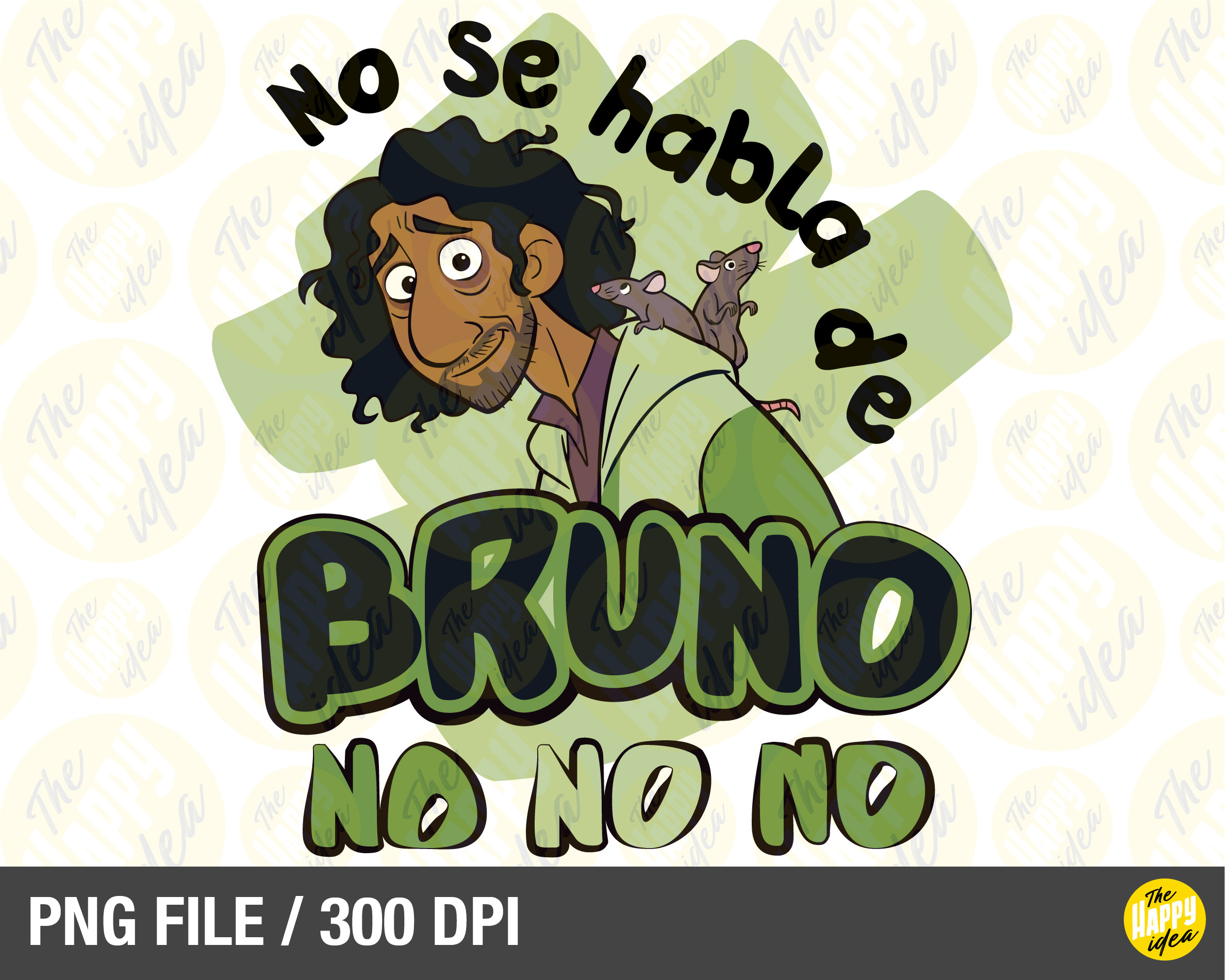 Encanto Bruno PNG / No se habla de Bruno / Encanto Español / - Etsy España