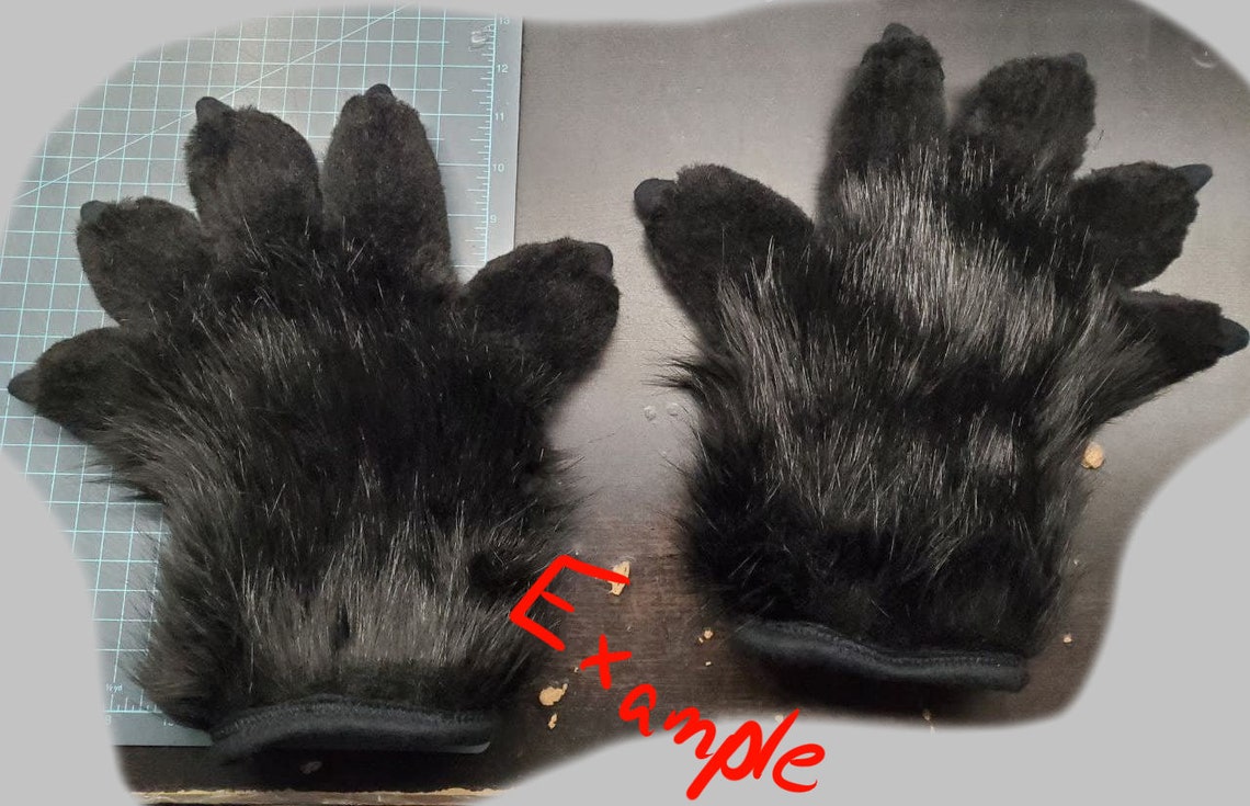 5 Finger Fursuit Handpaw Pattern - Etsy Ireland