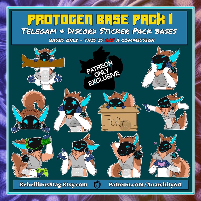 Protogen Head Base - Etsy