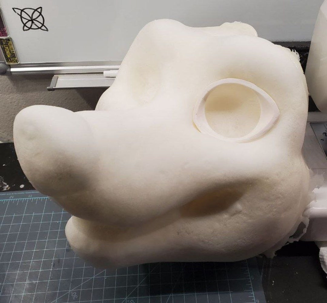 Medium K9 Foam Fursuit Headbase basic or Carved - Etsy