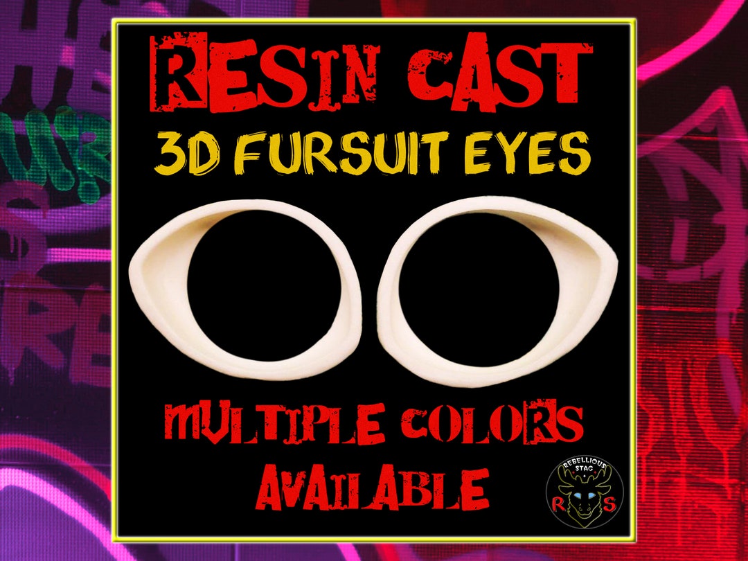 Custom Fursuit Eye Blanks, for Costume or Cosplay, Resin, Fursuit Head ...