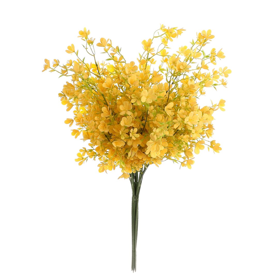 29” Yellow Flowers Artificial Bouquet Real-touch Long Stems for Tall ...