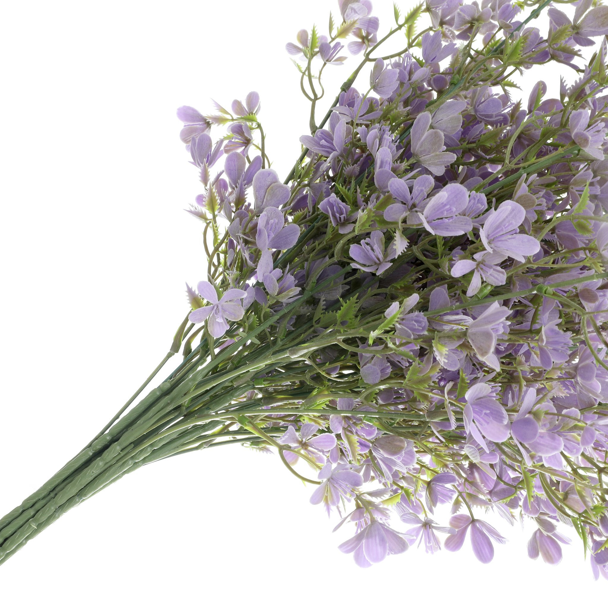 Purple Artificial Flowers Bouquet: 29" Long Stems, Faux Floral Decor ...