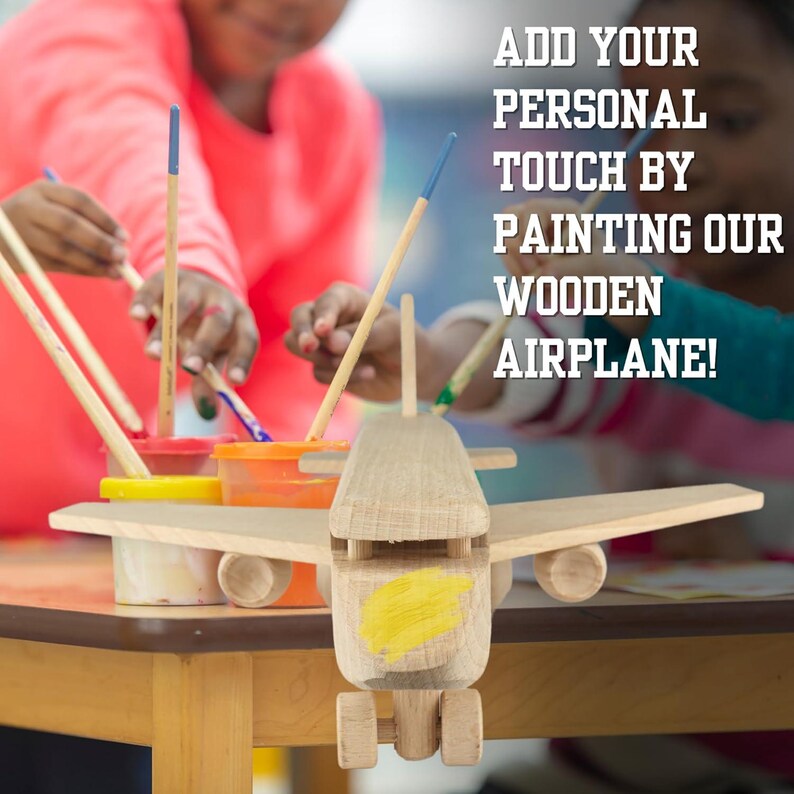 Wooden Airliner Toy - American Airlines Toy Plane - Wooden Model ...