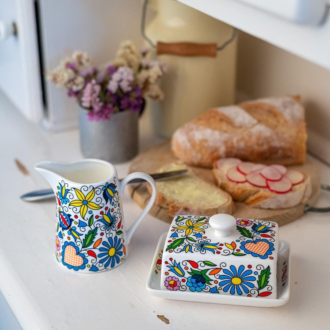 Butter Dish 'mariola' Kashubian Pattern - Etsy