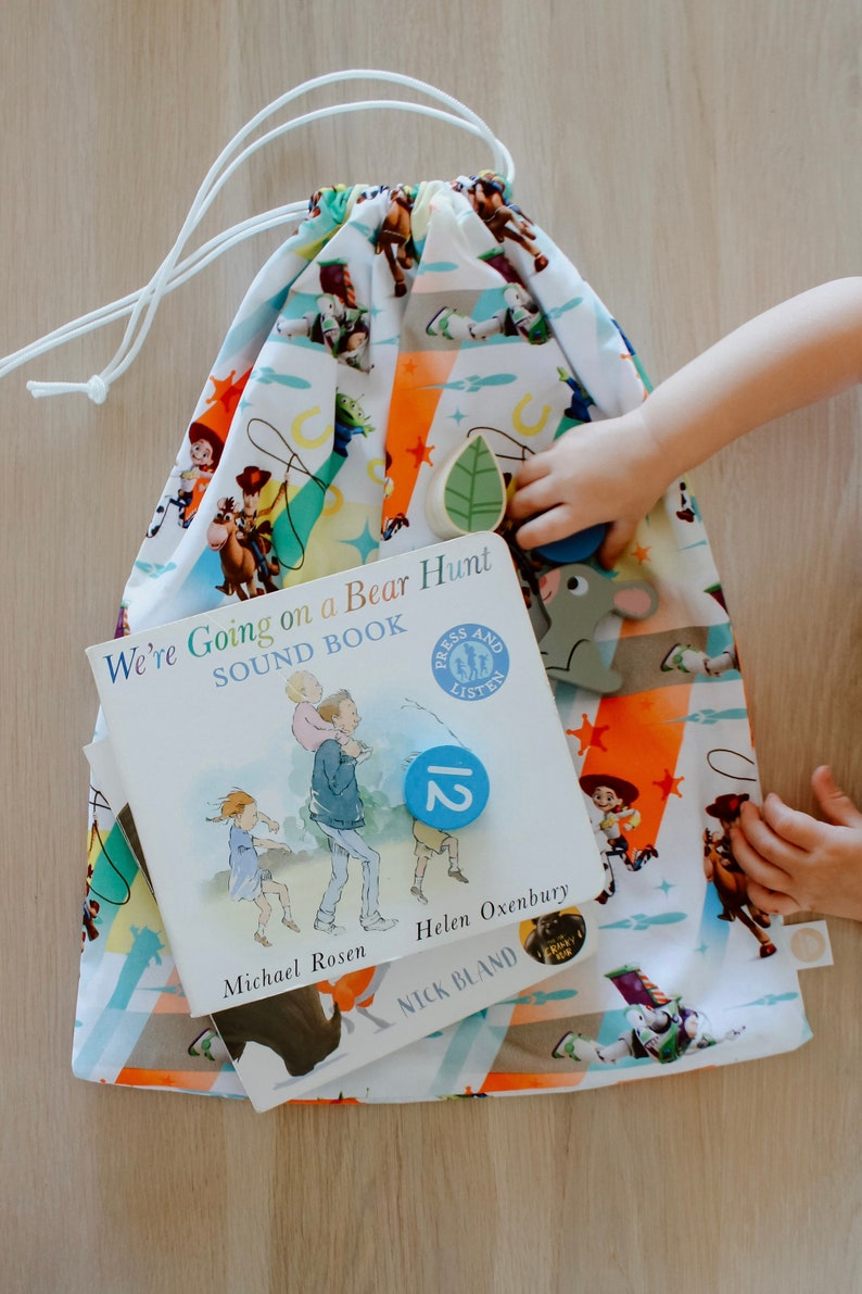 Library Bag Toy Story Kids Library Bag Tote Bag - Etsy