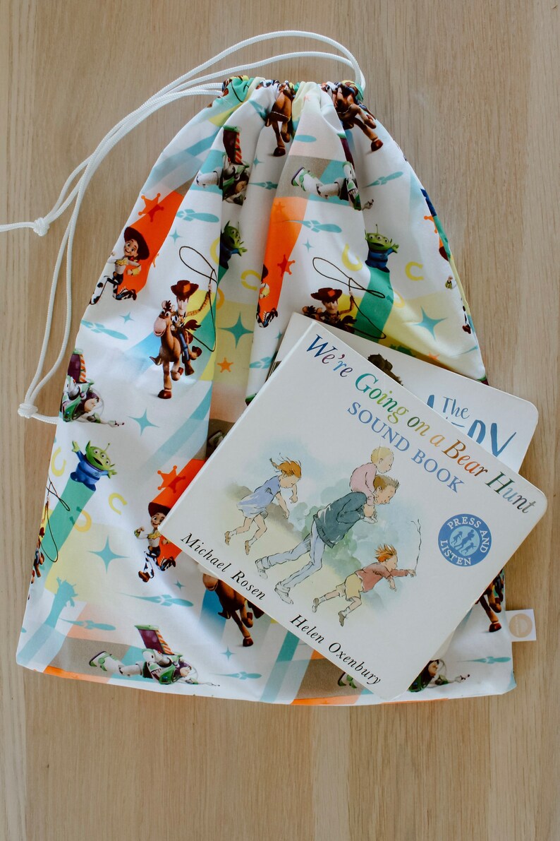 Library Bag Toy Story Kids Library Bag Tote Bag - Etsy