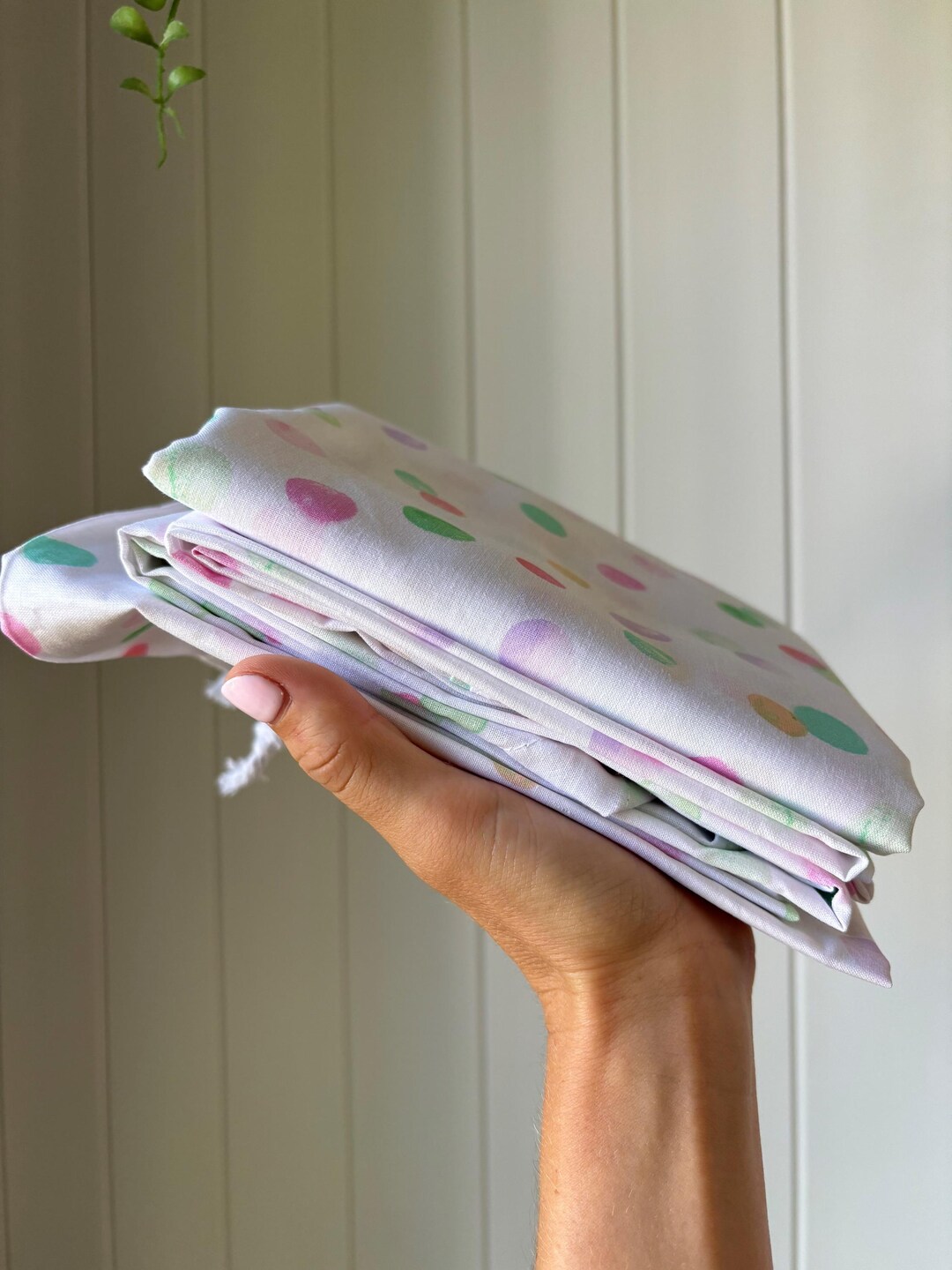 Handmade Daycare Sheet Set: Dots, Stacker Bed Sheets With Bag - Etsy ...