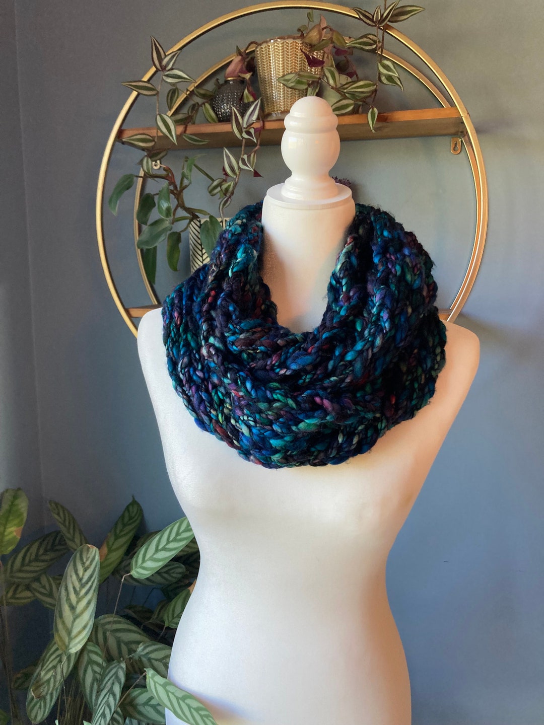 Merino Wool Infinity Scarf - Etsy