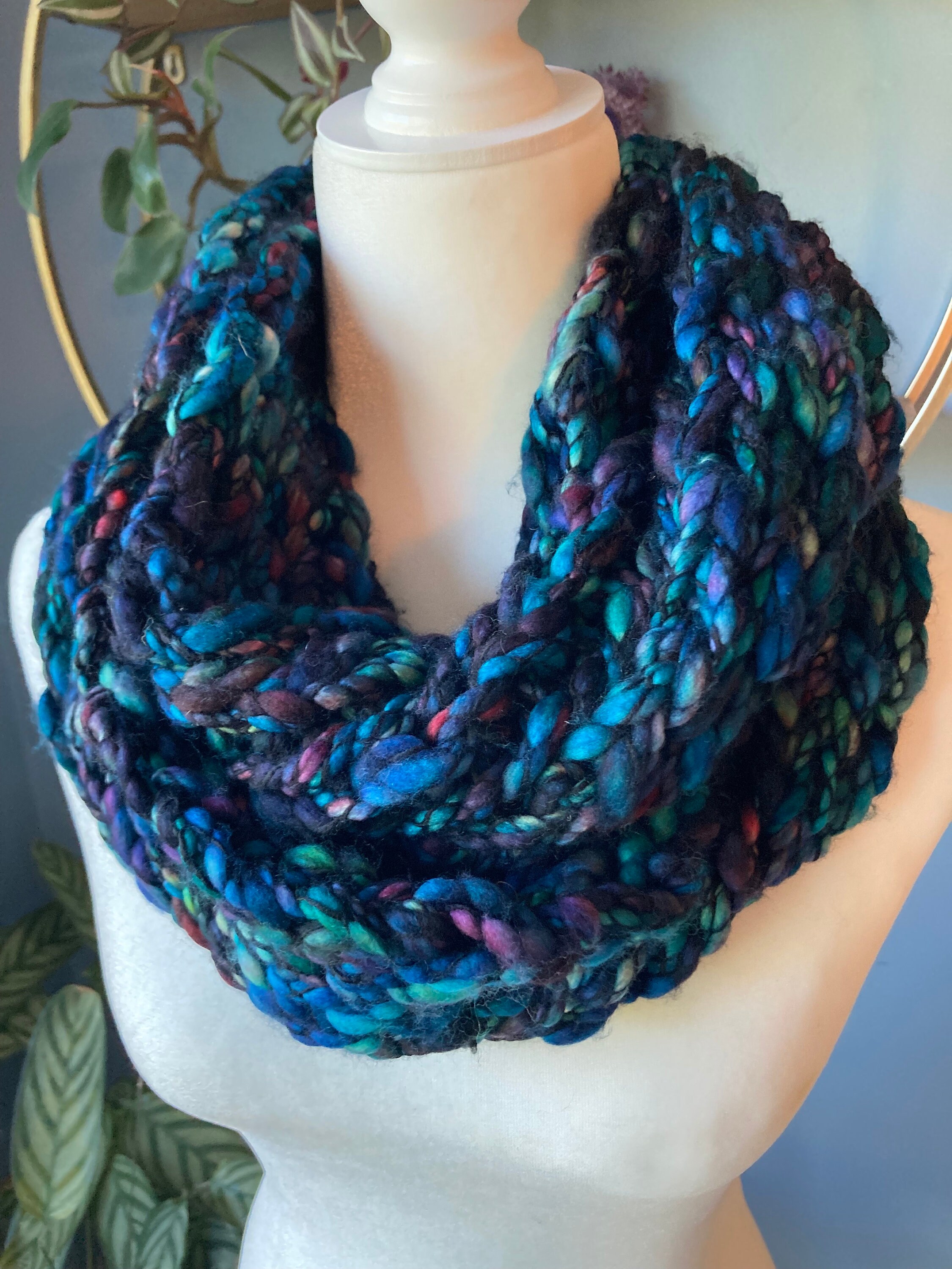 Merino Wool Infinity Scarf - Etsy