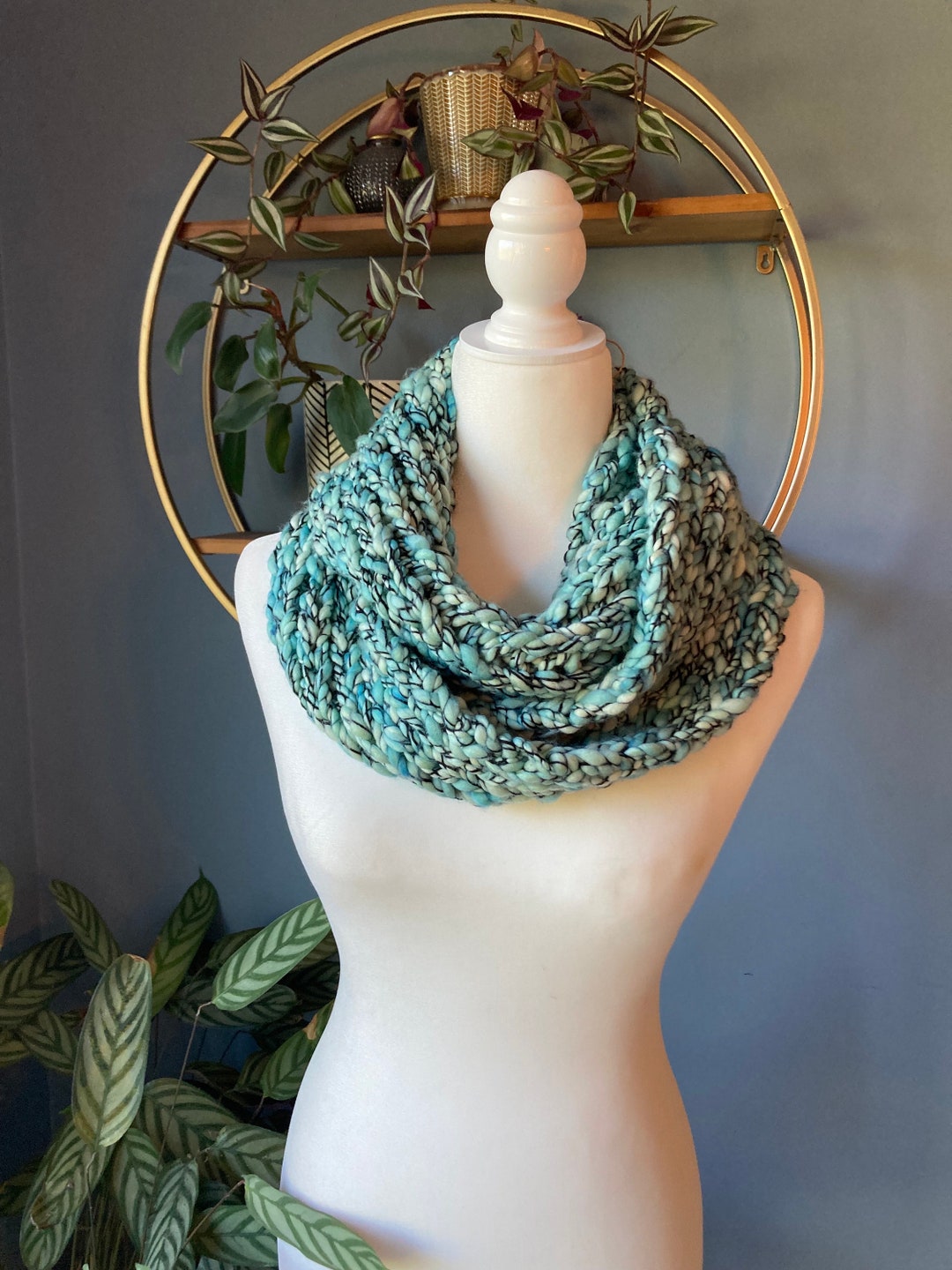 Merino Wool Infinity Scarf - Etsy