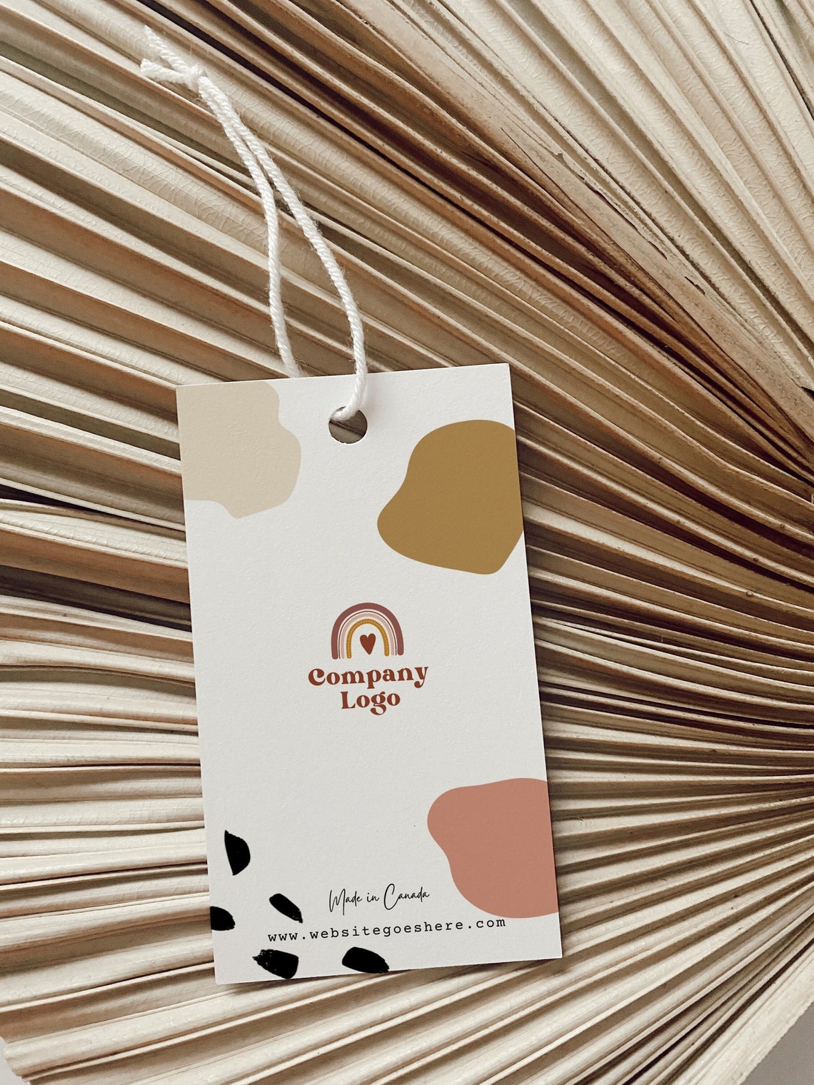 Product Hang Tag Template for Small Business Product Card - Etsy