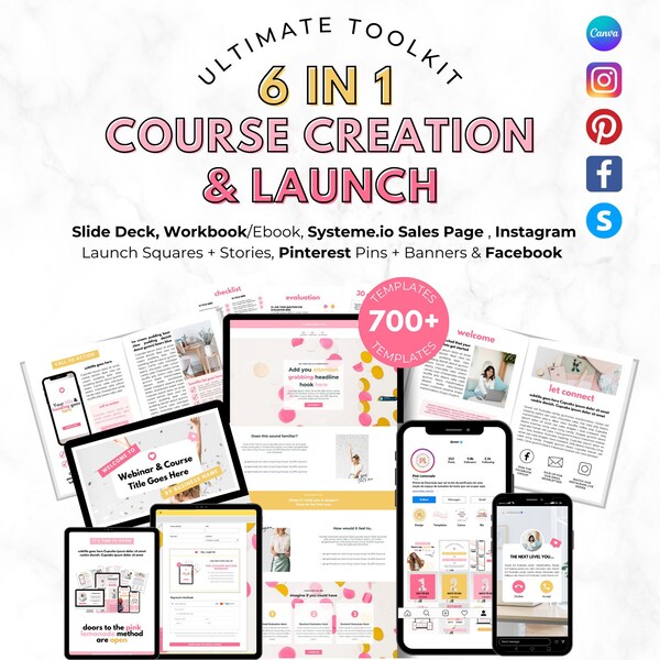 System Io Course Template - Etsy