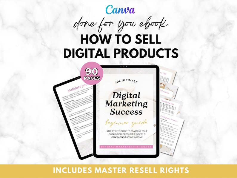 Done for You Ebook. Digital Marketing With Master Resell Rights. PLR ...