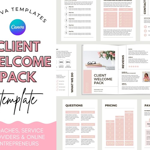 Client Welcome Pack Client Onboarding Template Coaching - Etsy