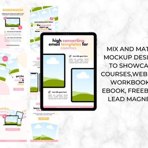 Canva Course Mockup. Digital Product Mockup. Course Creator Mockup ...