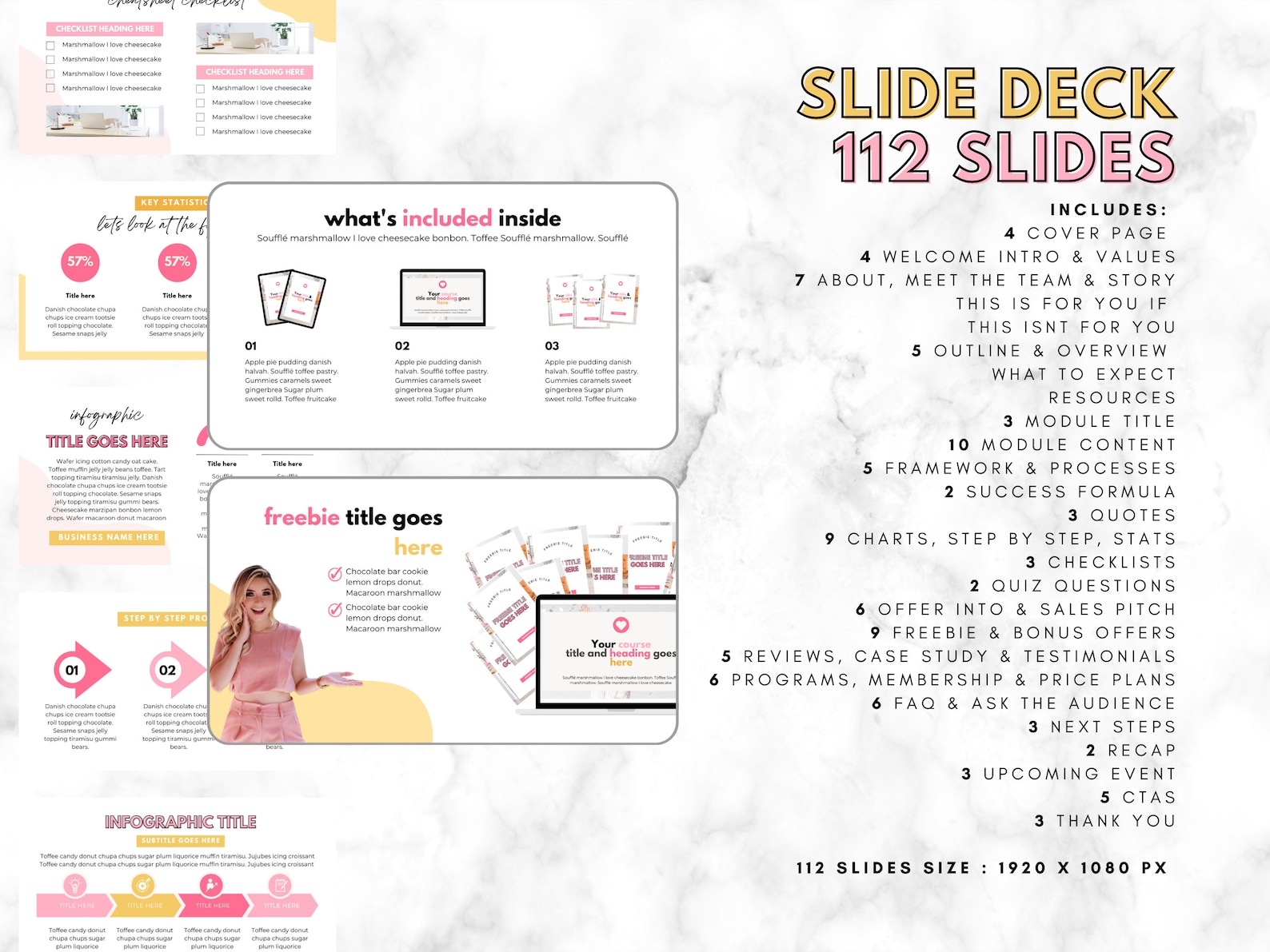 Slide Deck Template Webinar Slide Deck Webinar Template - Etsy Australia