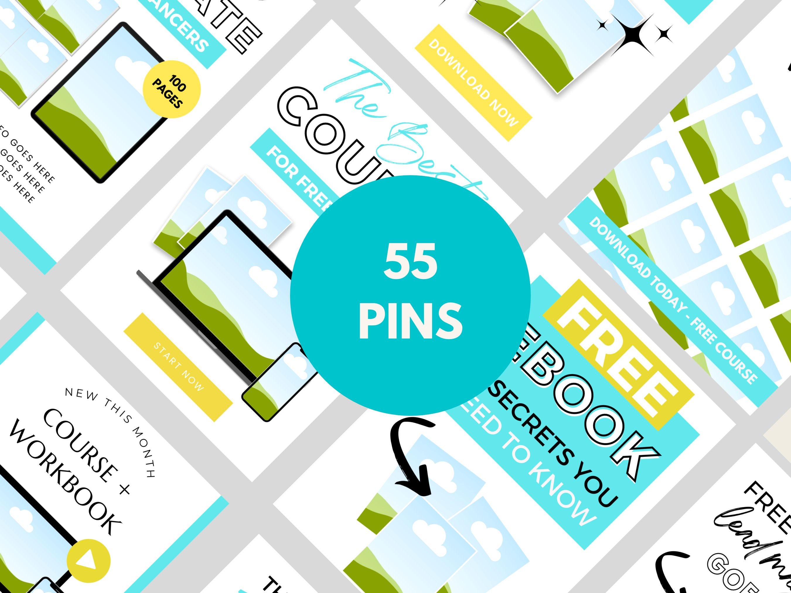 Pinterest Templates Canva. Bold Pinterest Pins. Pinterest Templates ...