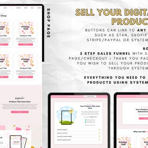 Systeme Io Website Template. Landing Page. Sales Page. Blog. Digital ...