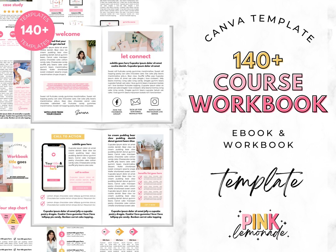 Workbook Template. Workbook Template Canva. Course Workbook. Course ...