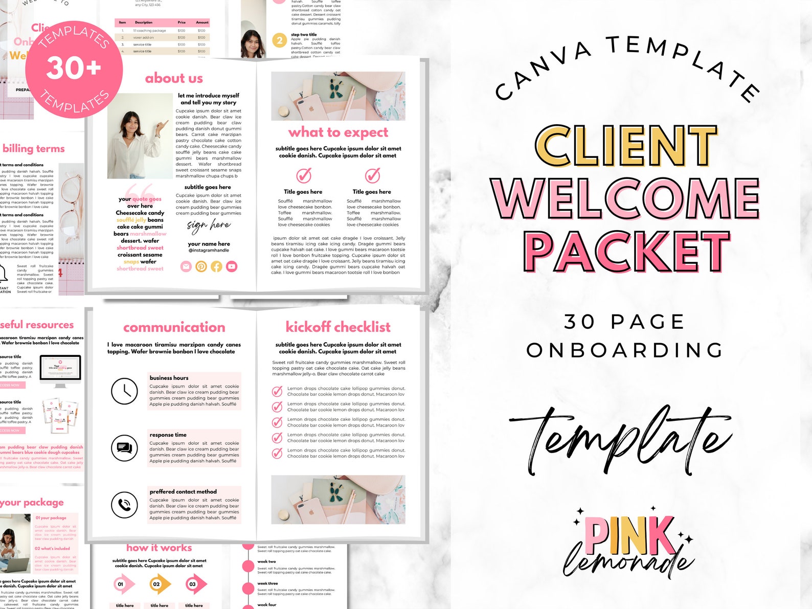 Client Welcome Packet New Client Services Guide Coaching - Etsy Australia