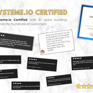 Systeme Io Template, Link in Bio, Stan Store Funnel, Landing Page ...