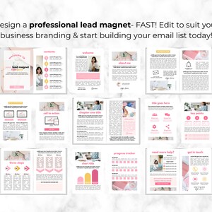 Lead Magnet Template, Ebook Template Canva, Coaching Workbook Template ...