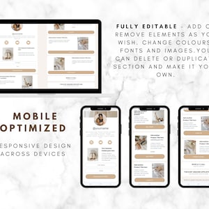 Systeme Io Template, Link in Bio, Stan Store Funnel, Landing Page ...