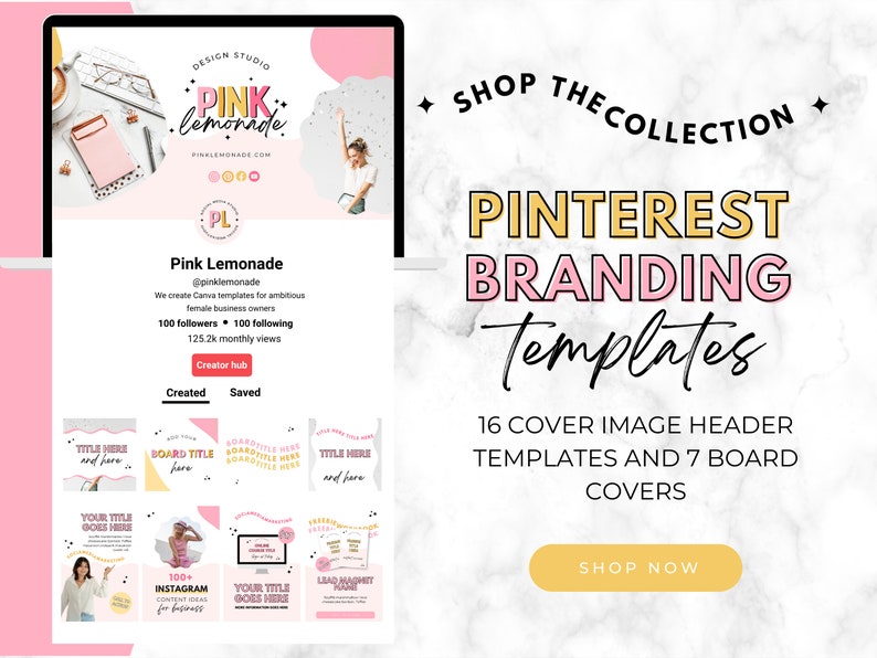Pinterest Templates. Pinterest Pin Templates. Canva Template. - Etsy