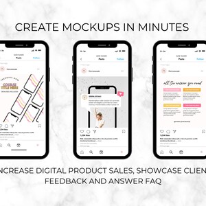 Digital Product Mockup, Canva Course Mock Up, Course Creator Mockup ...