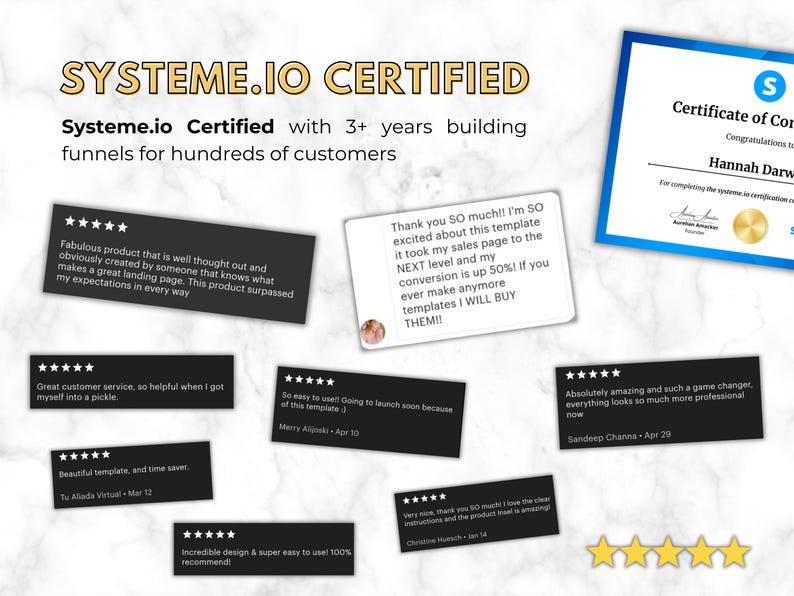 Systeme Io Template Bundle. Course Sales Page Template. Website Blog ...