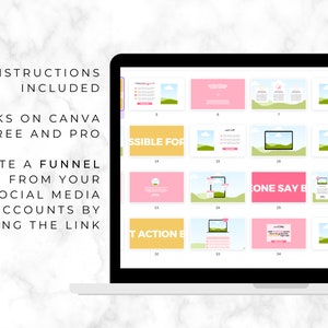 Course Launch Template, Course Creator, Digital Product Mockup ,canva ...