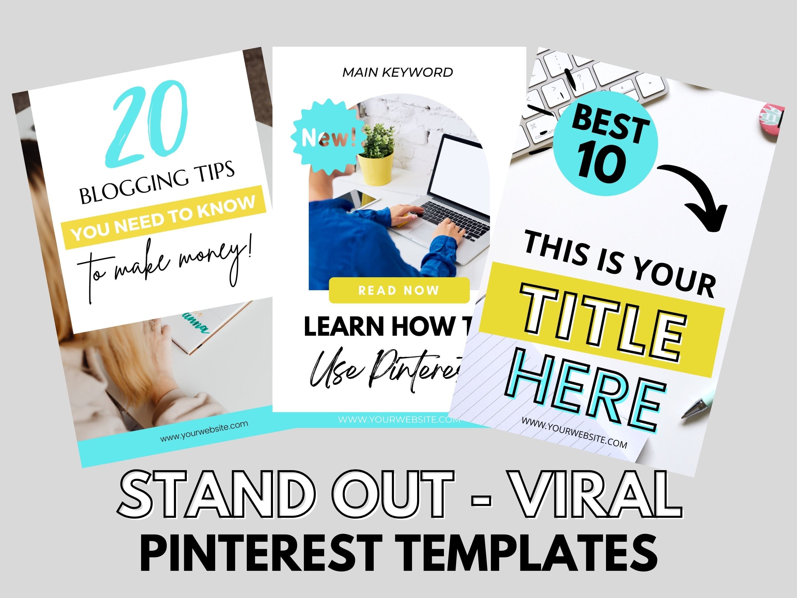 Pinterest Templates Canva. Bold Pinterest Pins. Pinterest Templates ...