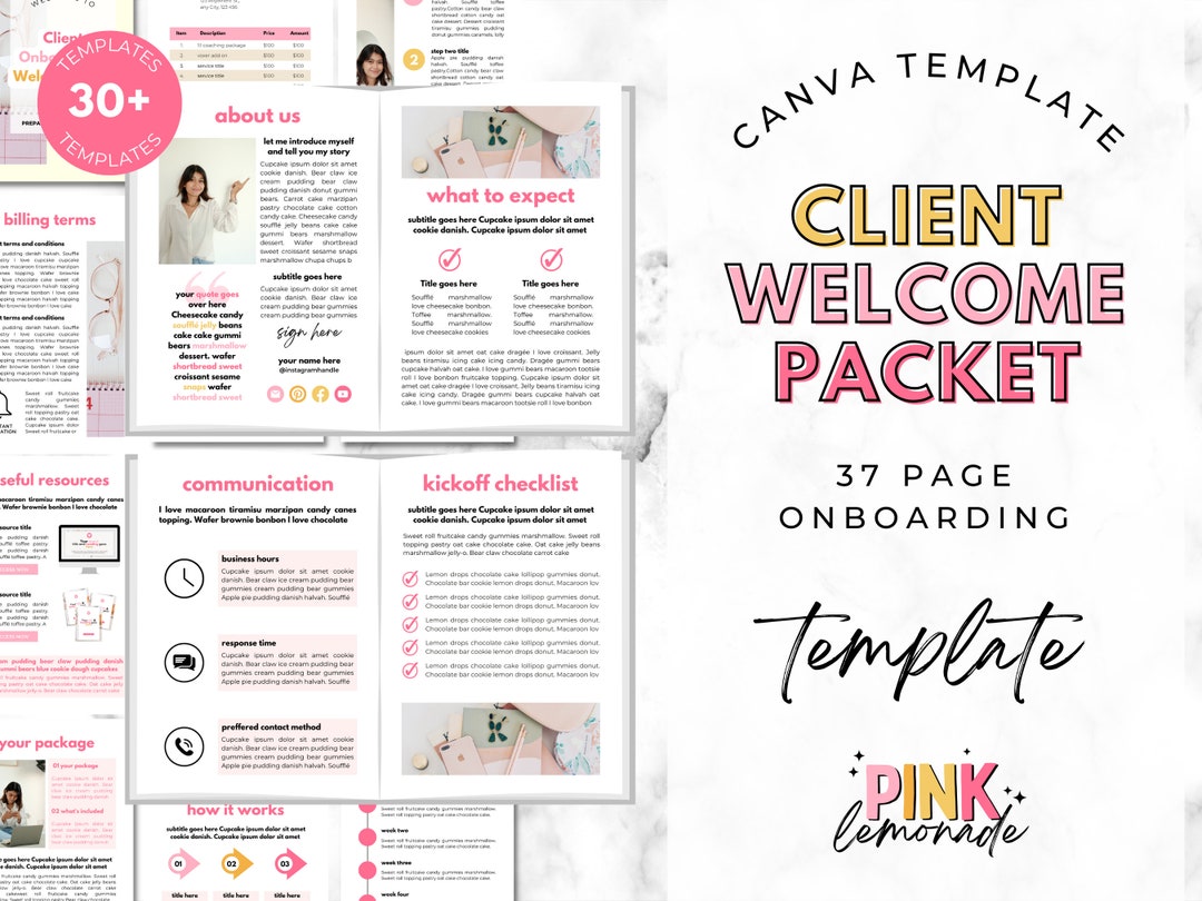 Client Welcome Packet, New Client Services Guide, Coaching Onboarding ...