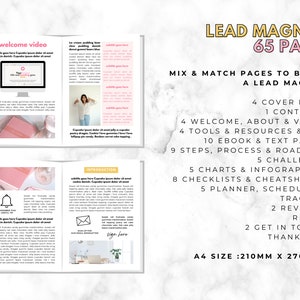 Lead Magnet Template, Ebook Template Canva, Coaching Workbook Template ...