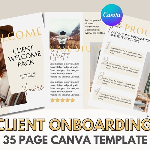 Client Welcome Pack Client Onboarding Template Coaching - Etsy