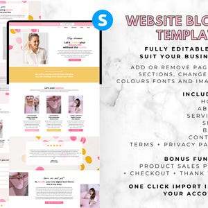 Systeme Io Website Template. Landing Page. Sales Page. Blog. Digital ...