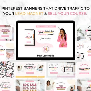 Digital Product Mockup, Canva Course Mock Up, Course Creator Mockup ...