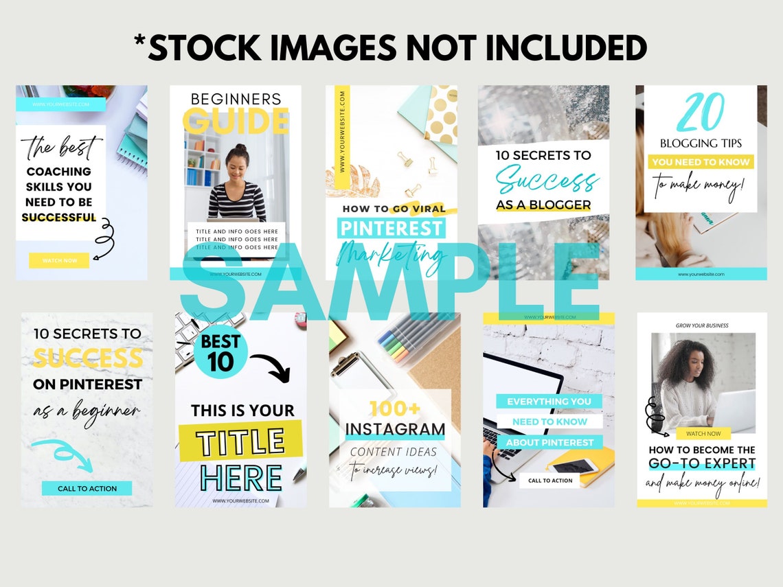 Pinterest Templates Canva. Bold Pinterest Pins. Pinterest Templates ...