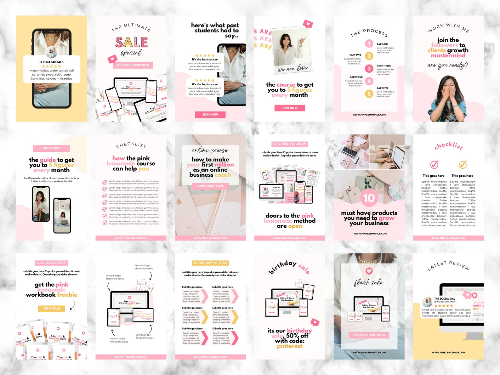 Canva Course Mockup. Digital Product Mockup. Course Creator Mockup ...