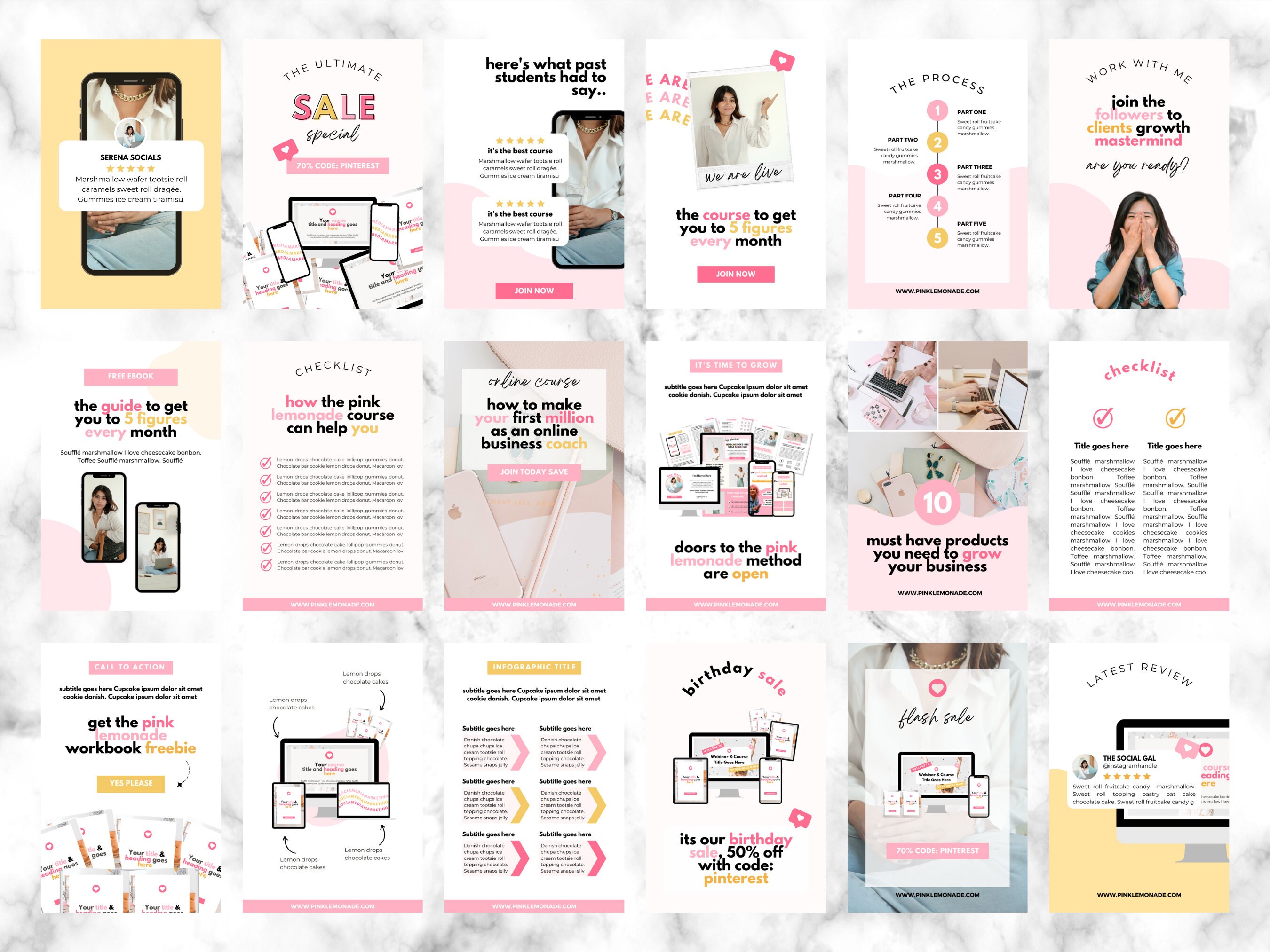 Canva Course Mockup. Digital Product Mockup. Course Creator Mockup ...