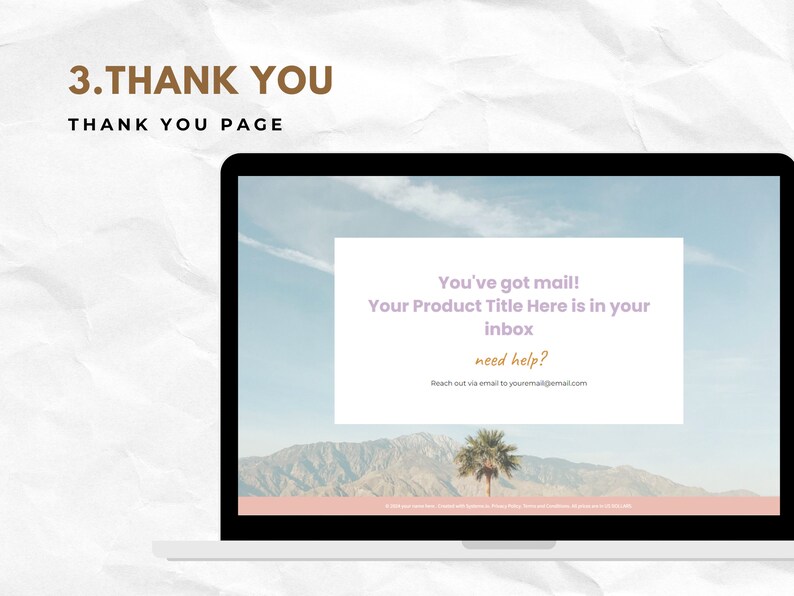 Systeme Io Template, Link in Bio, Stan Store Funnel, Landing Page ...