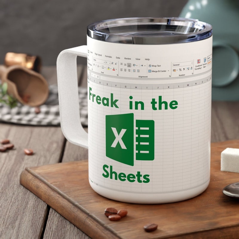 Freak in the Sheets Excel Mug - Etsy
